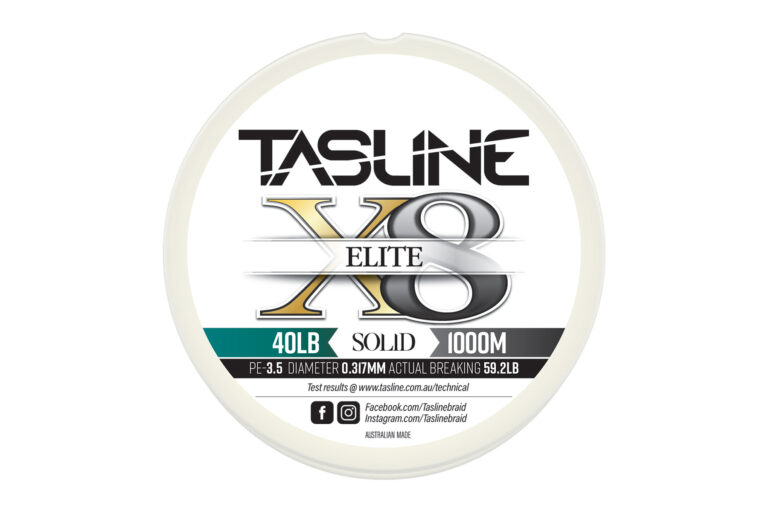 Tasline Elite White Braid Fishing Line - Busted Fishing